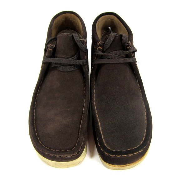 Clarks | Shoes | Clarks Padmore 78732 Mens Brown Suede Mid Top Boots ...